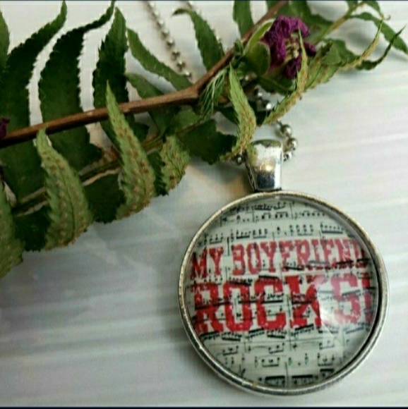 HOMEmade | Jewelry | New Rocker Boyfriend Cabochon Necklace | Poshmark